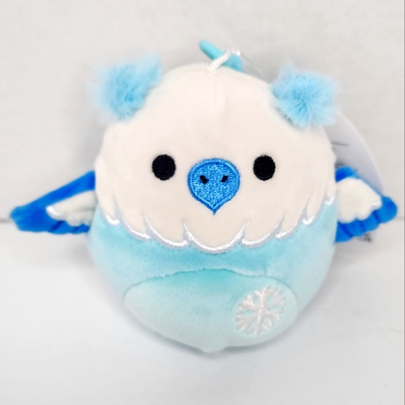 Squishmallows | Toys | Duane Blue White Snow Griffon Clip Christmas 223 ...
